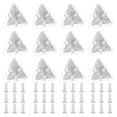 Set of 3 Vertical Blind Adjustable Wall Mount Brackets with 1.5 Inch ...