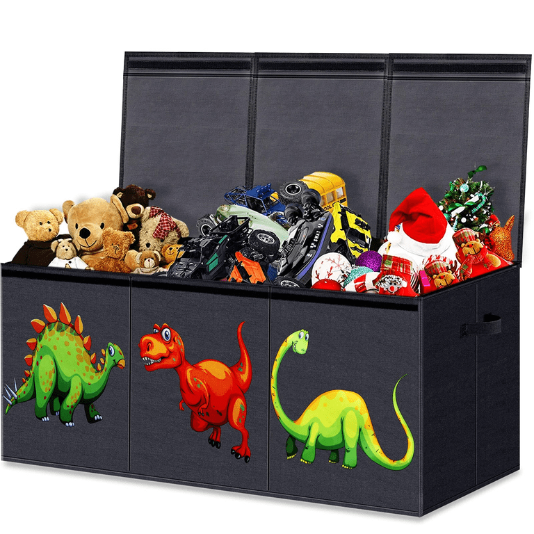 Toy Box Extra Large , Collapsible Sturdy Storage Organizer With Lids ...