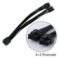 8Pin to 8Pin (6+2P) PCIExpress Video Card Power Adapter Cable 8pin 6pin ...