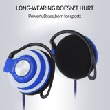 Apooke Flexible Rubber Ear-hook Clip-on Headphones Headset with Over ...