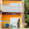 3'x100' Balcony Privacy Fence Screen with Zip Ties, Outdoor UV ...