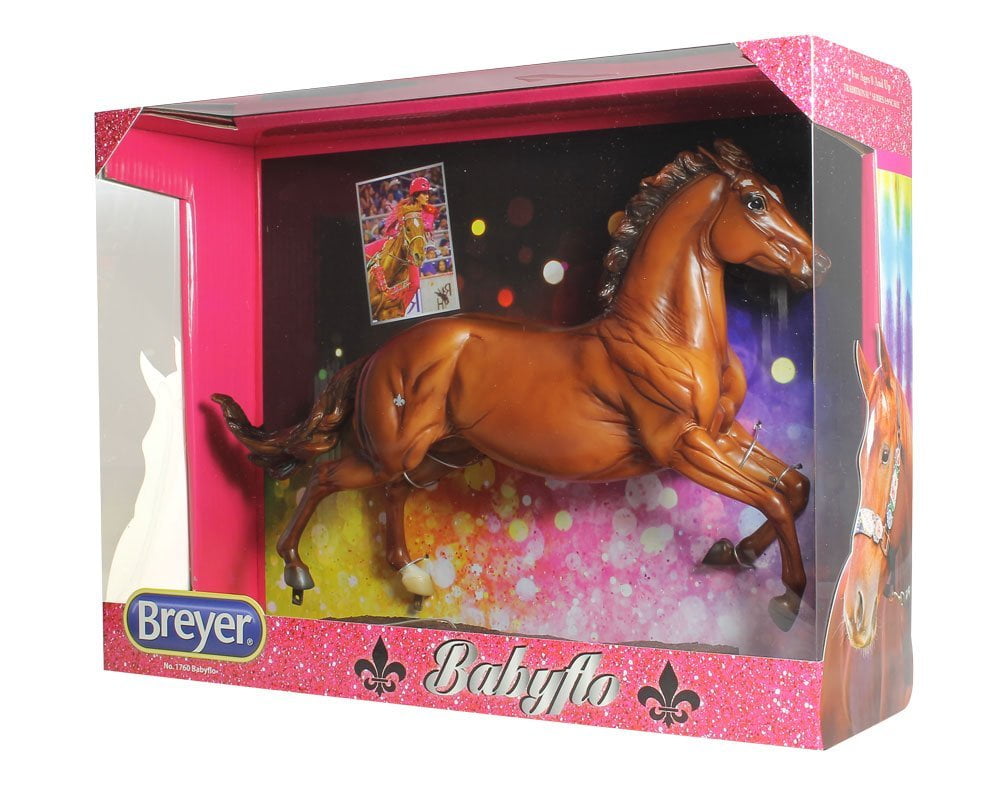 Breyer 1:9 Traditional Series Model Horse: Babyflo (Champion Barrel ...