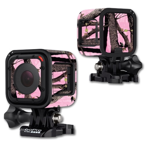 Skin Decal Wrap Compatible With GoPro Hero4 Session Digital Camera Pink ...