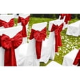 12 Pack Red Satin Table Runners 12 x 108 Inch Long Premium Decorative ...