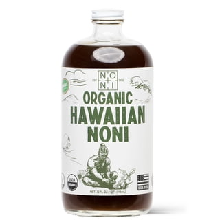 Healing Noni - Organic Hawaiian Noni Juice - 2 Pack of 32oz Glass ...