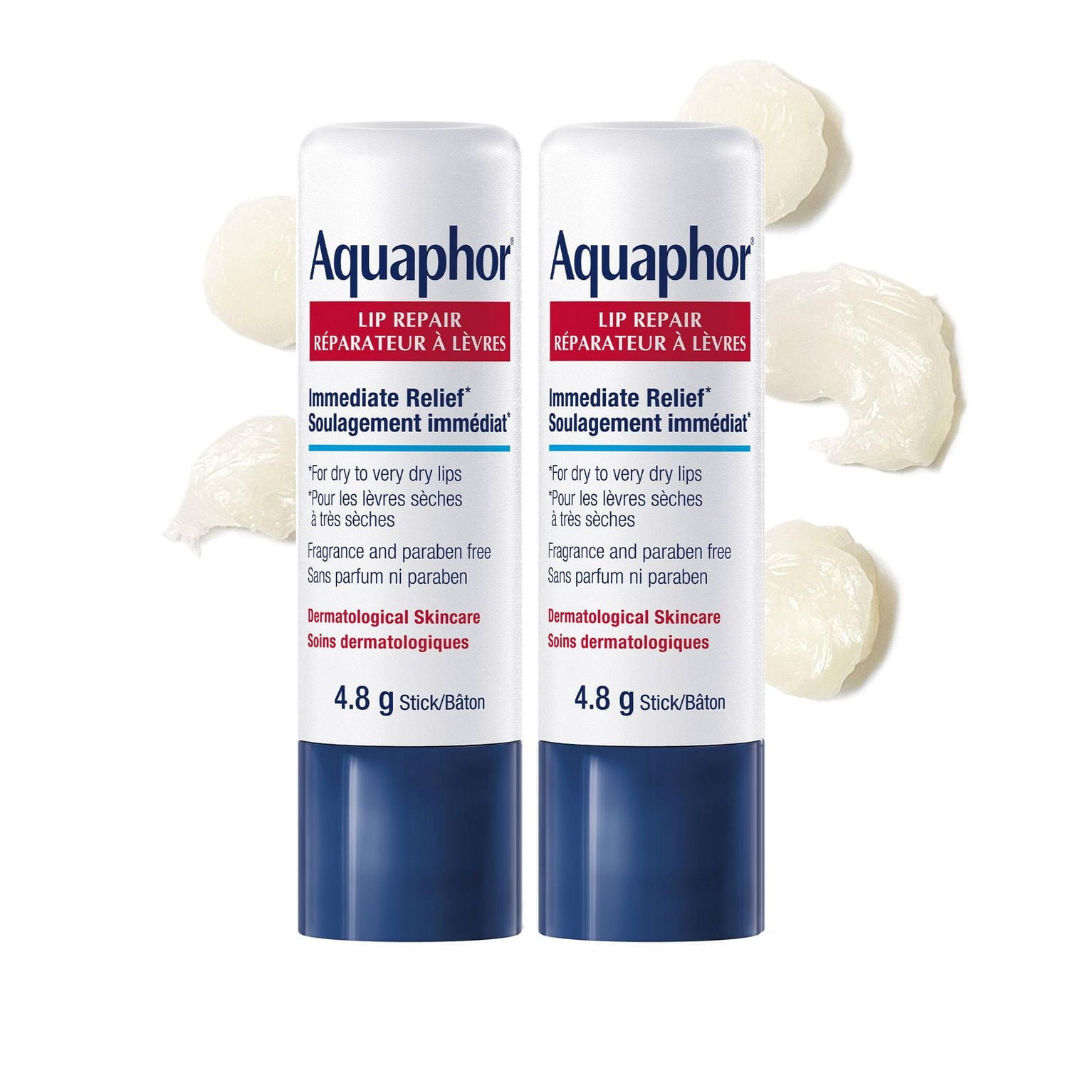 Aquaphor Lip Repair Lip Balm Stick for Dry, Chapped and Cracked Lips ...