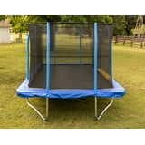 Jumpking Rectangle 10 x 14' Trampoline, with Enclosure, Blue/Yellow ...