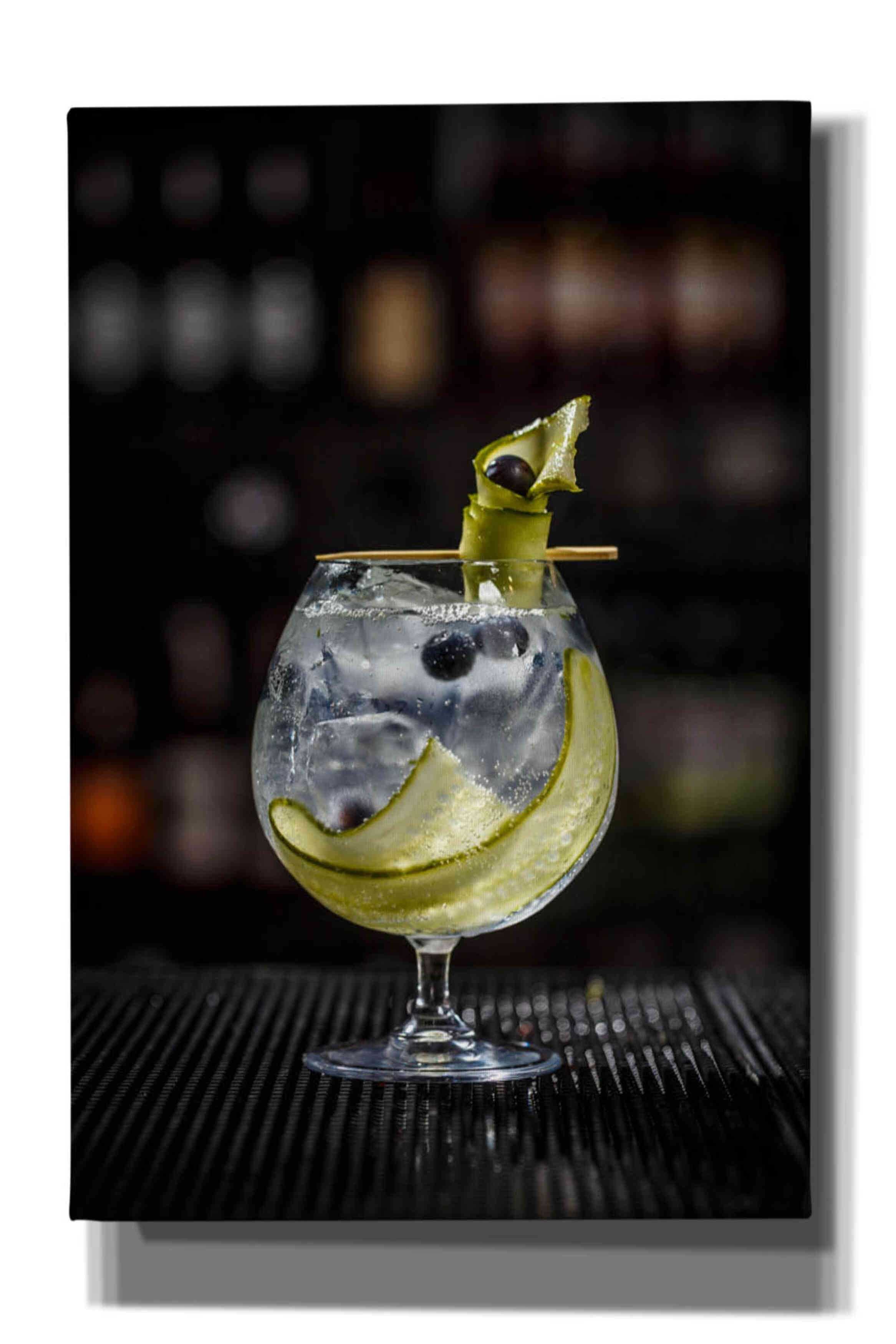 Epic Graffiti 'Gin Cucumber Cooler' by Epic Portfolio, Canvas Wall Art ...