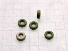 T-25-10 Iron Powder Toroidal Cores, 0.25" O.D. x 0.12" I.D. x 0.10" Hgt ...