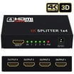 YITROX 4K HDMI Splitter 1 in 4 Out, 60Hz Support, Compatible with Xbox ...