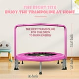 BCAN 36" Mini Folding Trampoline with Handle for Kids to jump,Super ...