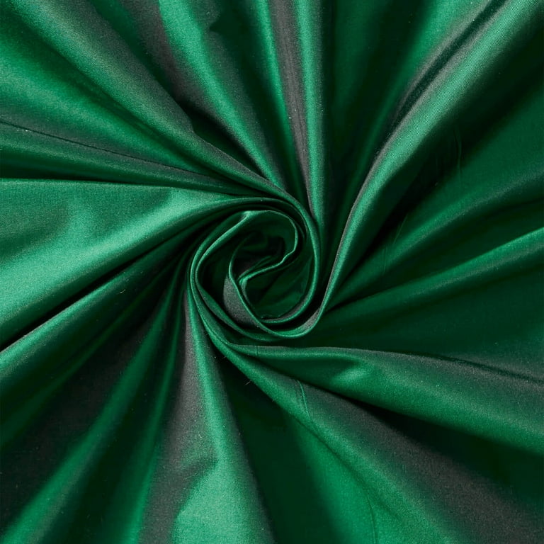 Dark Green Silk Fabric