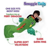 Snuggie Tails Comfy Kids Animal Snuggle Plush, Soft, Cuddly Green ...