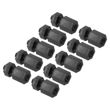 Uxcell M3 Nylon Hex Standoff Screws Nuts, 1Set/200Pack PCB Male Female ...