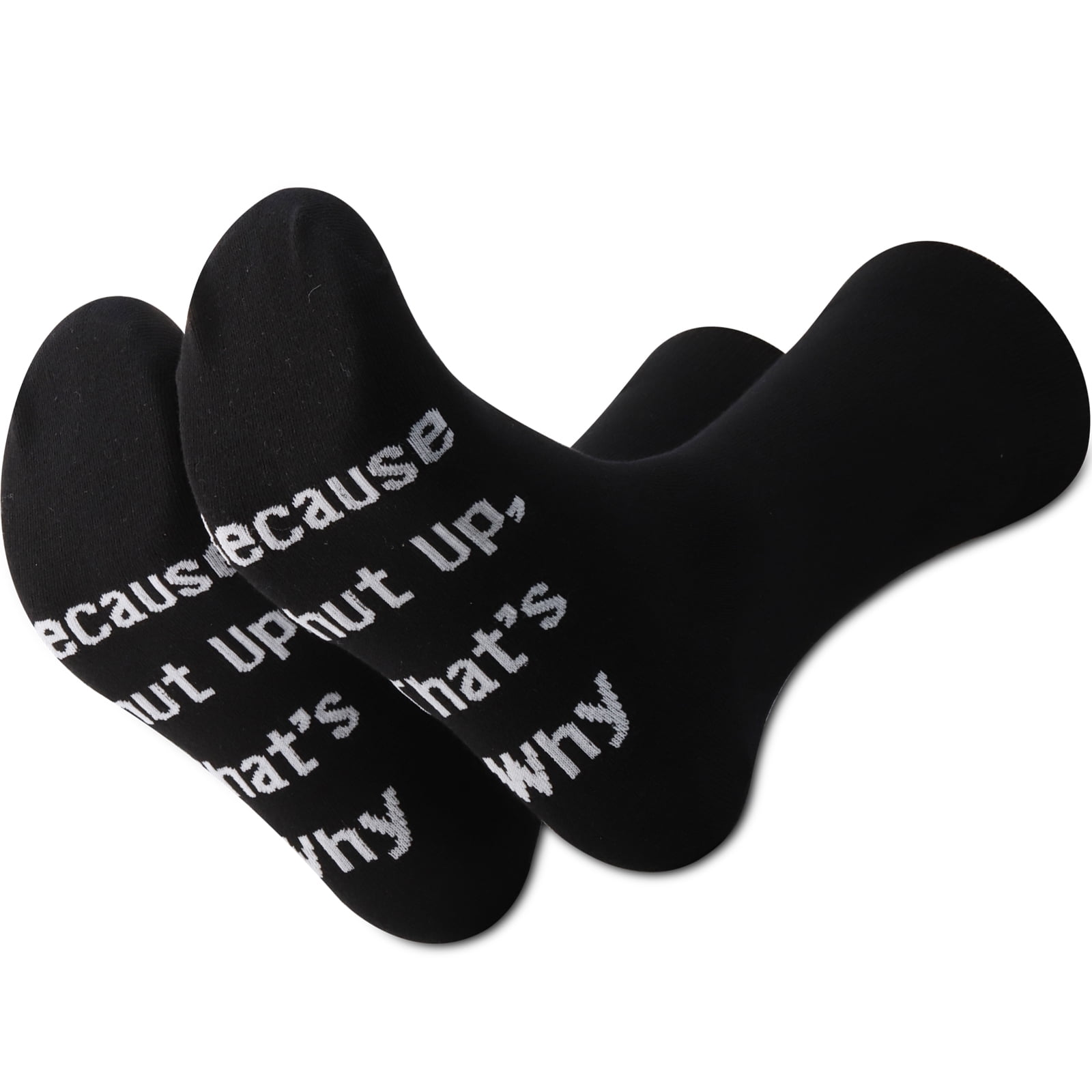 Funny Novelty Socks For Men Women Because Shut Up That's Why Funny ...