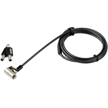 Kensington ClickSafe Keyed Laptop Lock for Wedge-Shaped Lock Slot ...