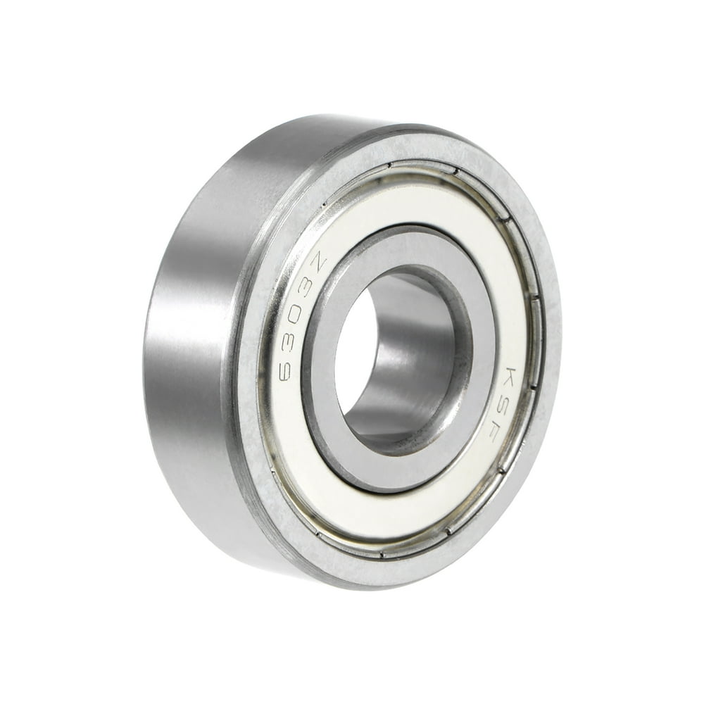6303ZZ Ball Bearing 17x47x14mm Double Sealed Chrome Steel Bearings 1pcs ...