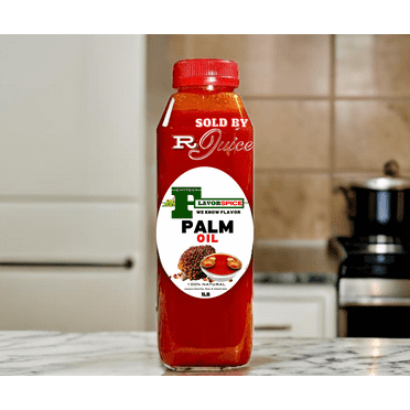 African Delights Edible Unrefined Red Palm Oil for Cooking, 2 Liters ...
