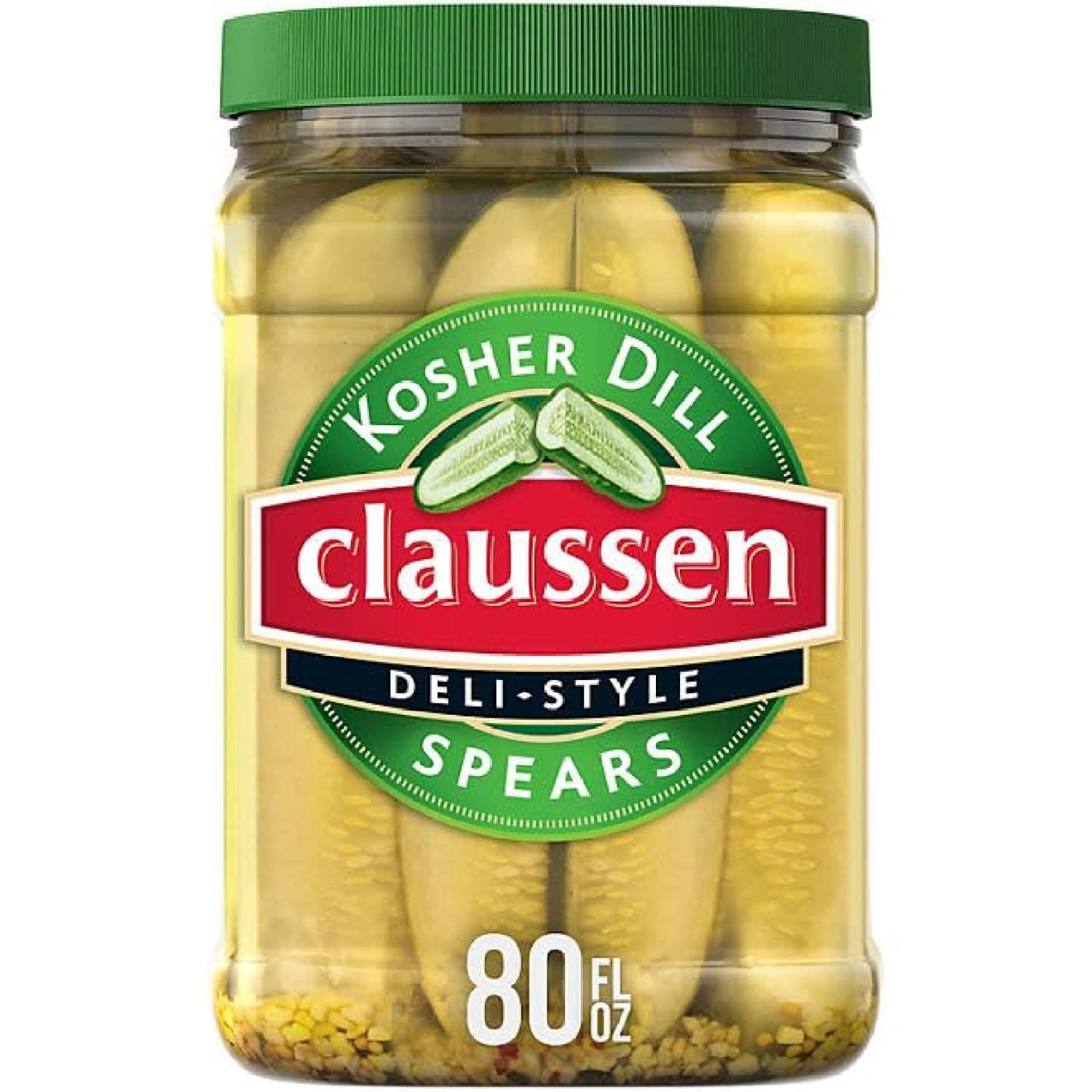 Claussen Deli-Style Kosher Dill Pickle Spears (80 fl. oz.) (80, 1 ...