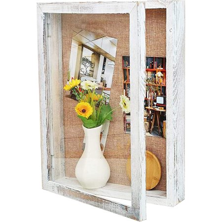11x14 Shadow Box, Large Shadow Box Frame with Door, Flowers Shadow Box ...
