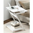 Soges Z-Type Laptop Desk, Mobile Workstation with Keyboard Tray, Small ...