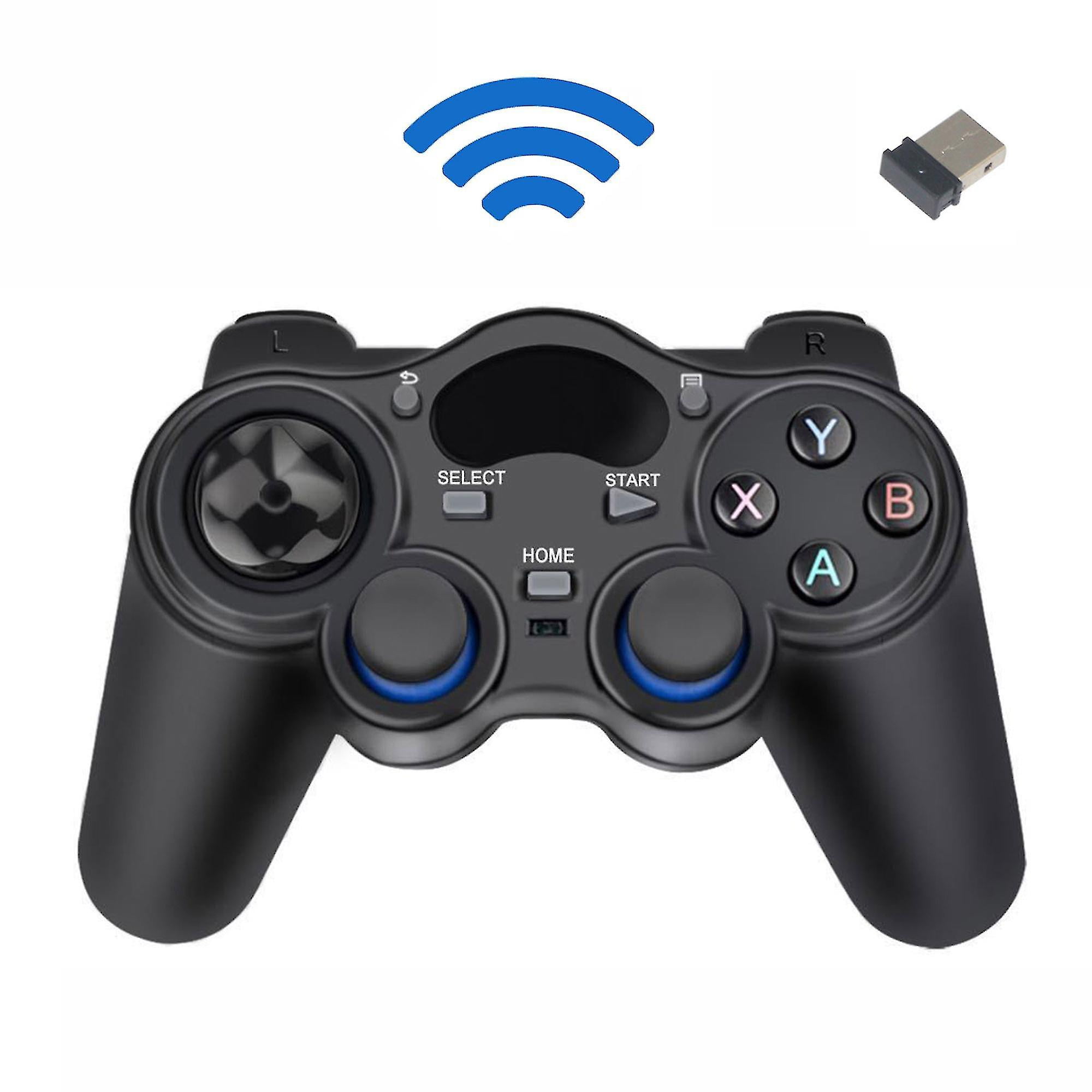 Usb 2.4g Rf Wireless Gaming Gamepad Joystick para Ph Pc Tv Ps3 ...