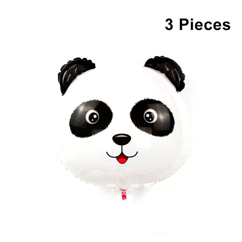 3 Pieces Panda Head Balloon, 18 inch - Walmart.com
