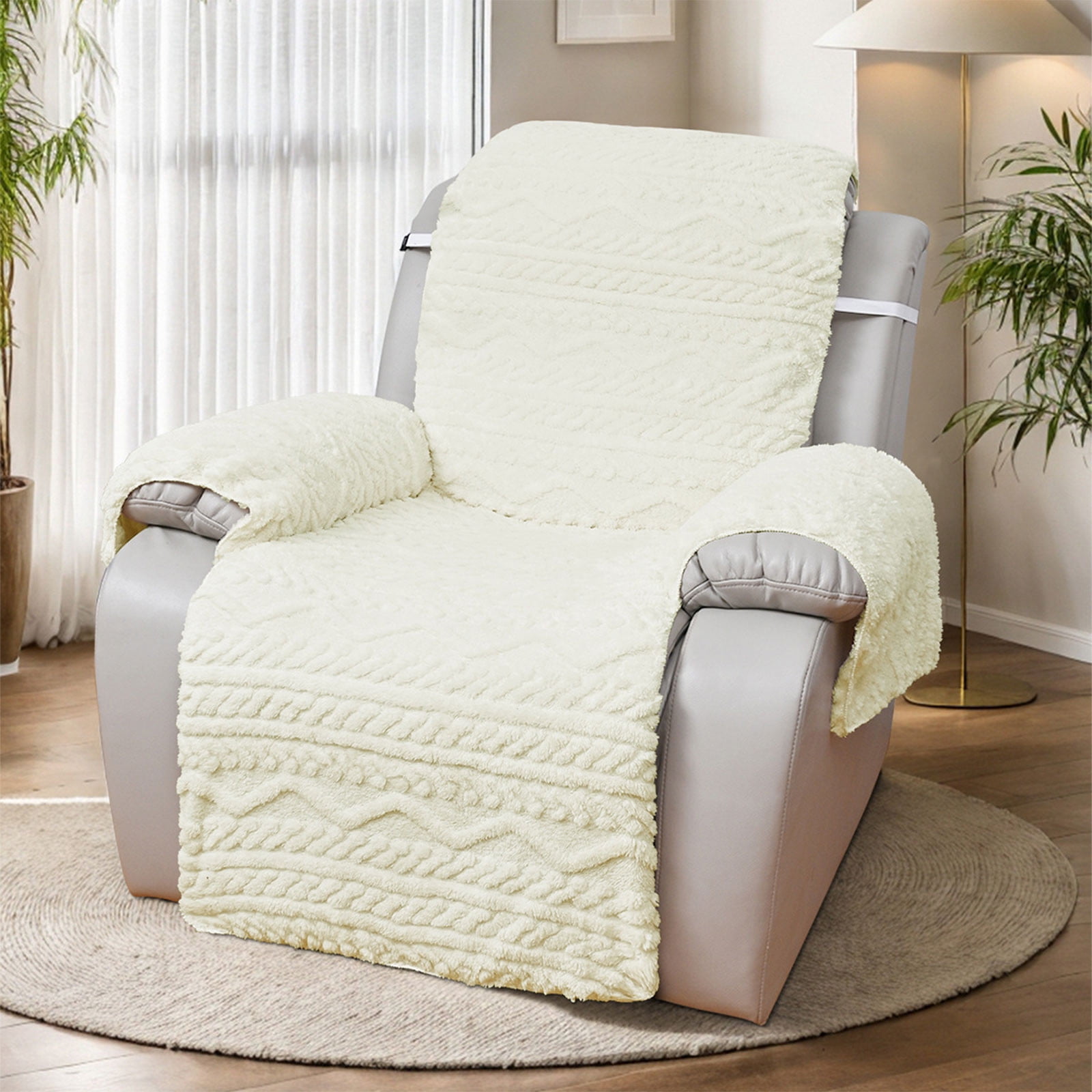 Click here for Lksixu Recliner Chair Covers  Flannel Boho Jacquar... prices