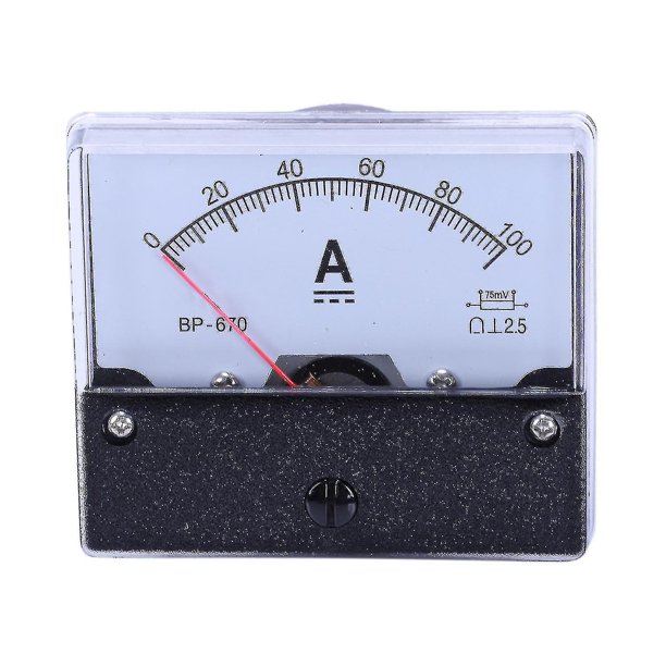 Dc 100a Analog Panel Current Counter Ammeter Meter -670 Ty-YUHAO ...