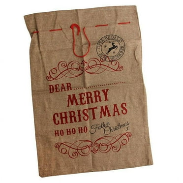 2 Pack Christmas Bags Santa Sacks Canvas Bags For Gifts - Walmart.com