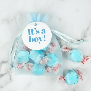 12ct It's a Boy Candy Baby Shower Party Favors Organza Bags with Milk ...