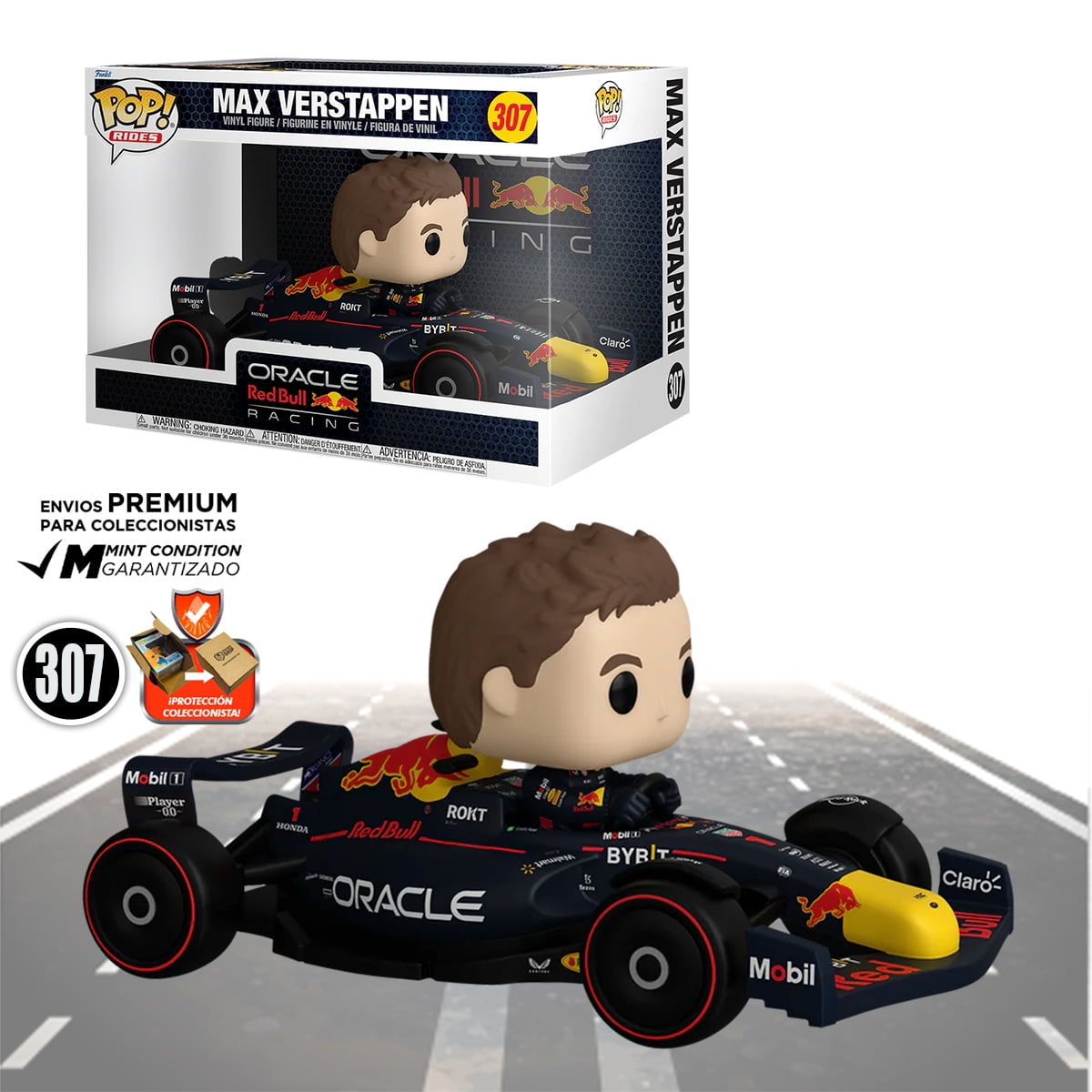 Funko Pop Max Verstappen #307 en Carro Carreras Original Formula 1 ...