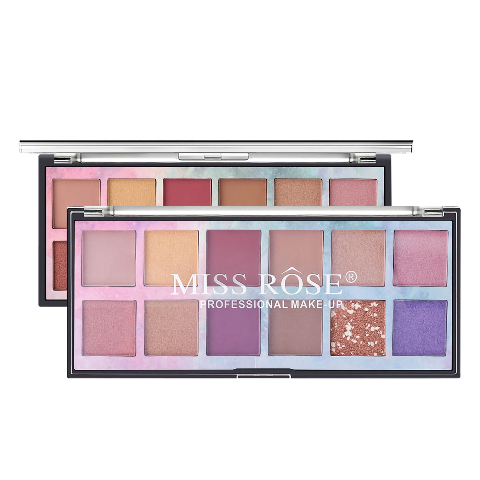 Sombra de ojos Earth Color Beauty de 12 colores, mate perlado ...