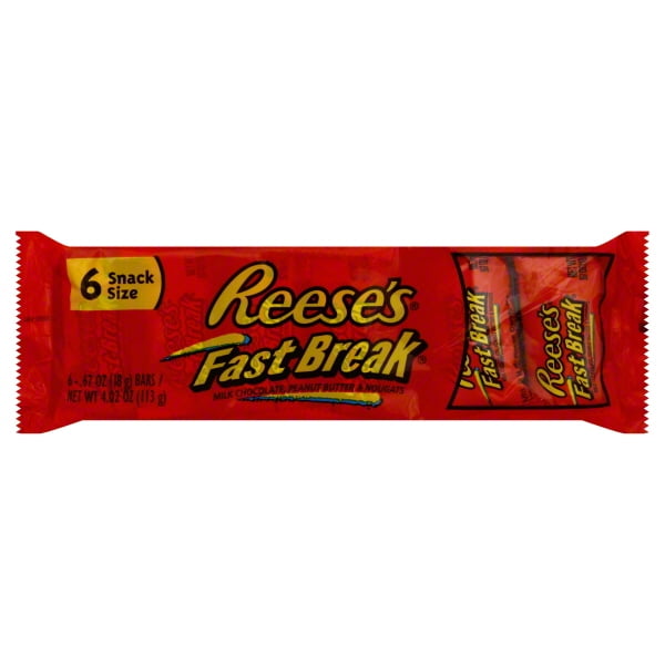 034000292523 UPC Reese's Fast Break Candy Bars, 0.67 Oz,
