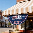 America 250th Anniversary Fan Banner, 1776-2026 Patriotic Pennant Flag ...