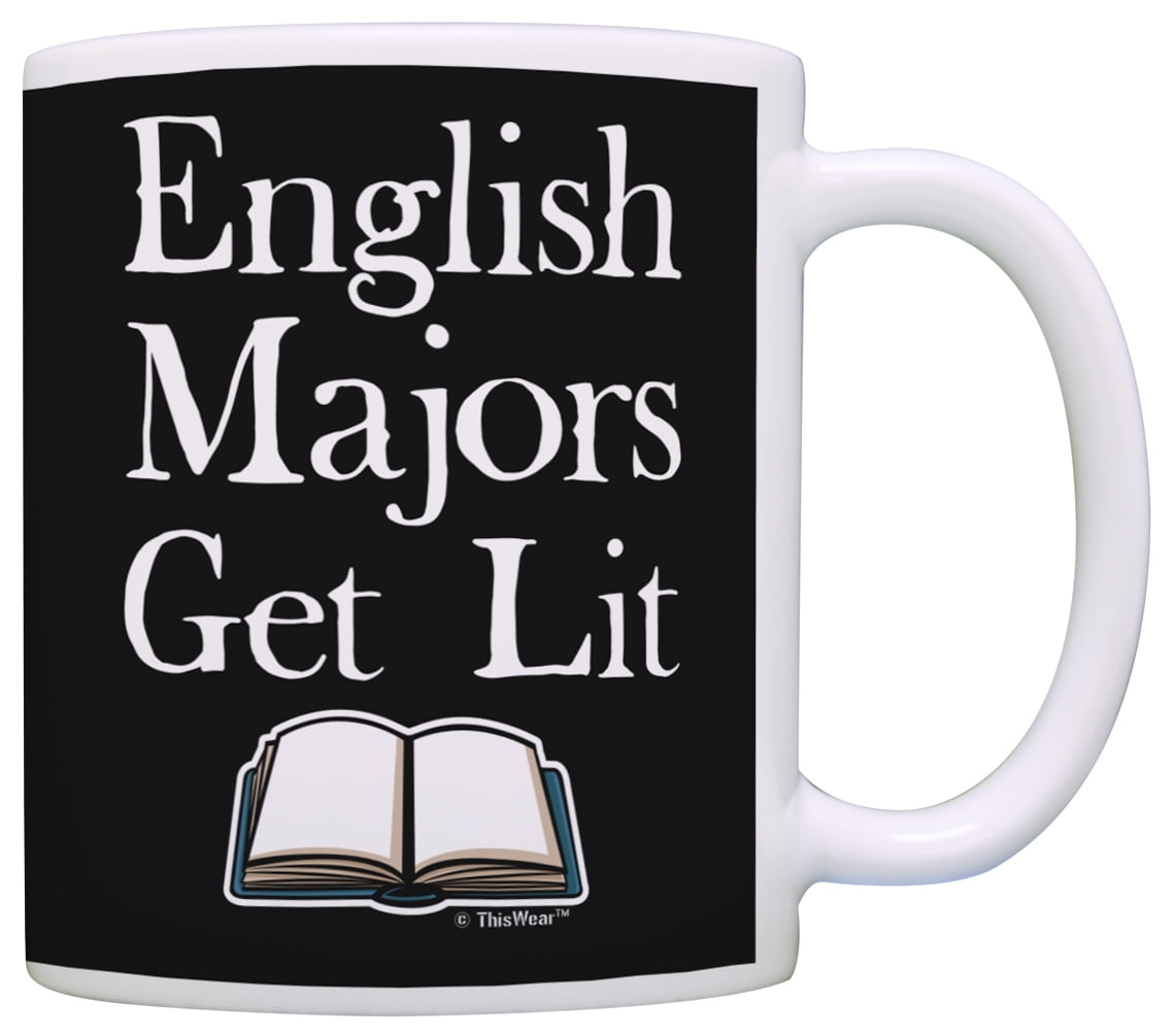 ThisWear Funny Graduation Gifts English Majors Get Lit Gifts for ...