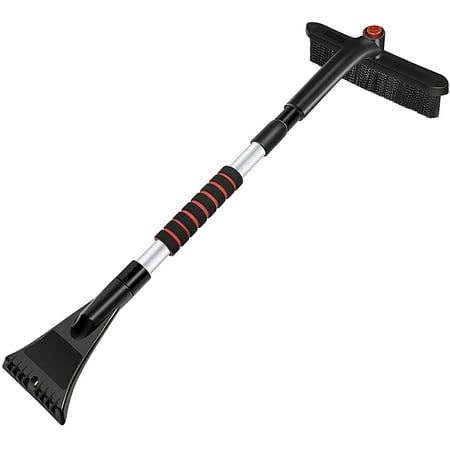 ST-3904 Two-in-one Snow,Winter Sports Snow Mover Ice Scraper Telescopic ...