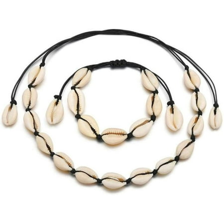 Summer Beach Cowrie Shell Choker pour femmes Seashell Strand Bracelets ...