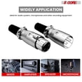 5Core XLR Connector Male Female to 1/4 Audio Jack 3 Pin Secure Mic Plug ...