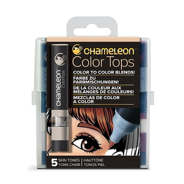 Chameleon 5 Color Tops Skin Tones Set - Walmart.com