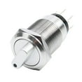 19mm Rotary Switch Latching 2 Positions 1No 1Nc 12-24V Push Button ...