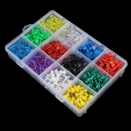 Push Pin Push Pin Black Push Pin Set 600pcs Multicolor Plastic Thumb ...