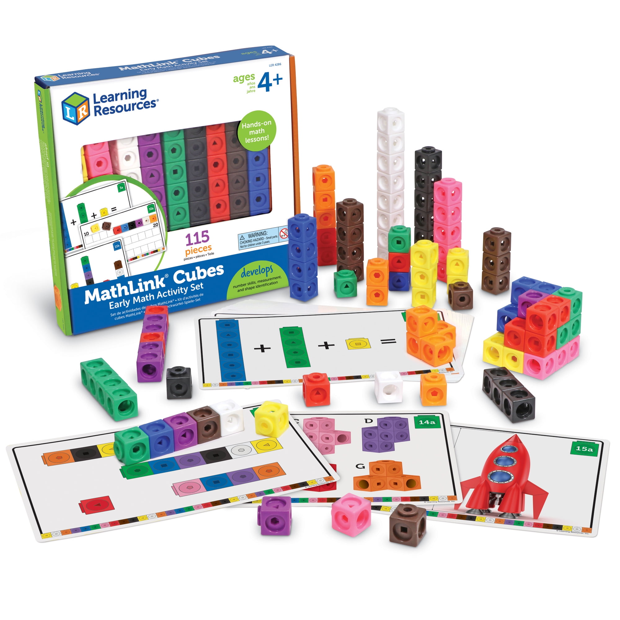 Learning Resouces Mathlink Cube Activity Set - Walmart.com - Walmart.com