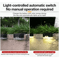 Solar Deck Lights Outdoor 8 Pack Solar Step Light Waterproof Led Light ...