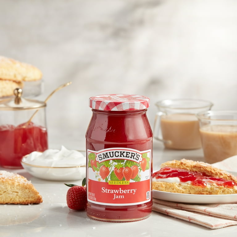 Smuckers Strawberry Jam Label