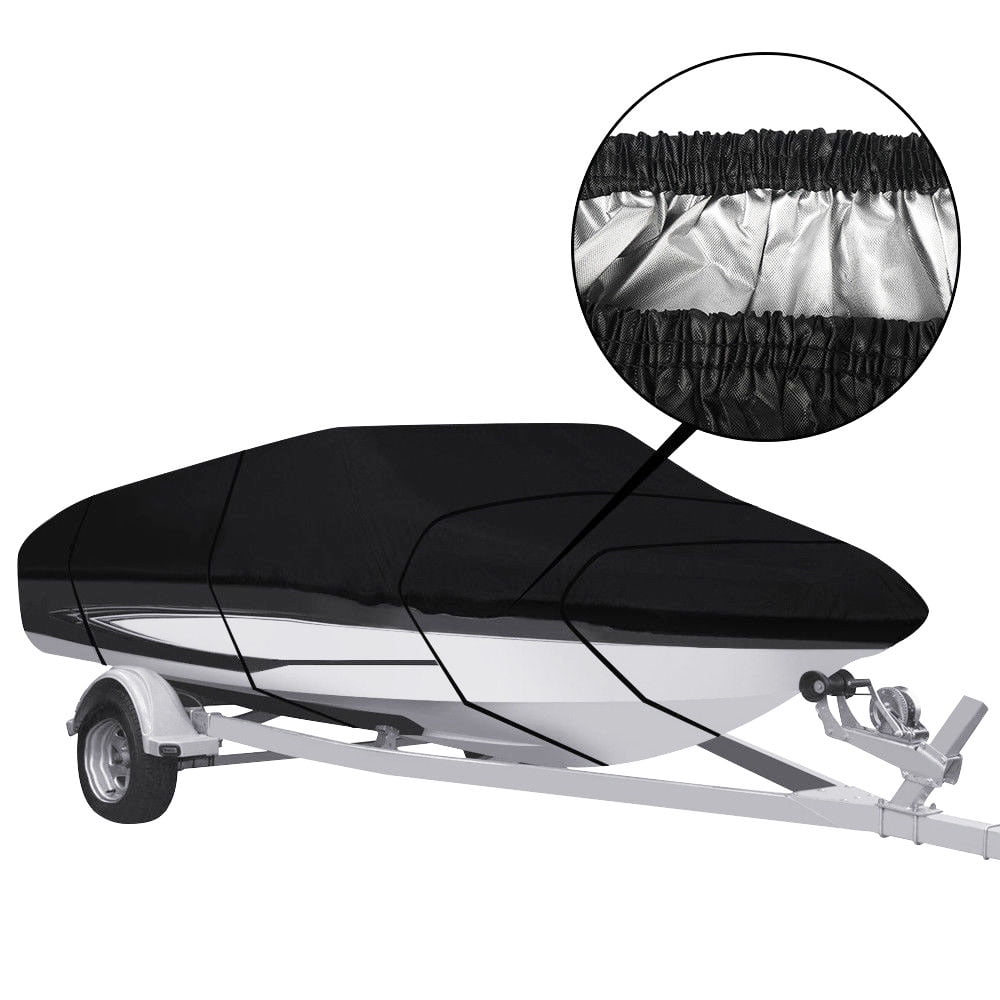 SEBLAFF Waterproof V-Hull Tri-Hull Runabout Heavy Duty Boat Cover ...