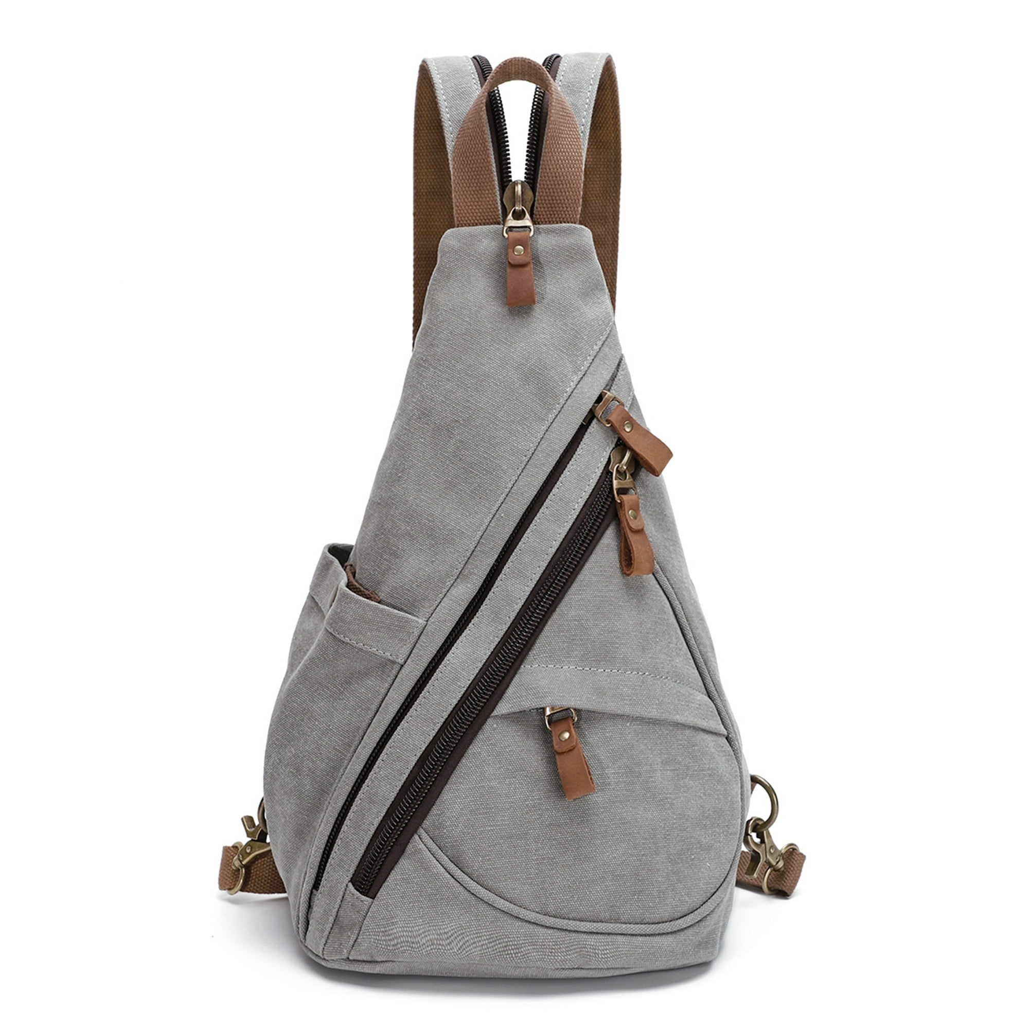 Click here for Kl928 Canvas Sling Bag Sling Backpack For Men Wome... prices