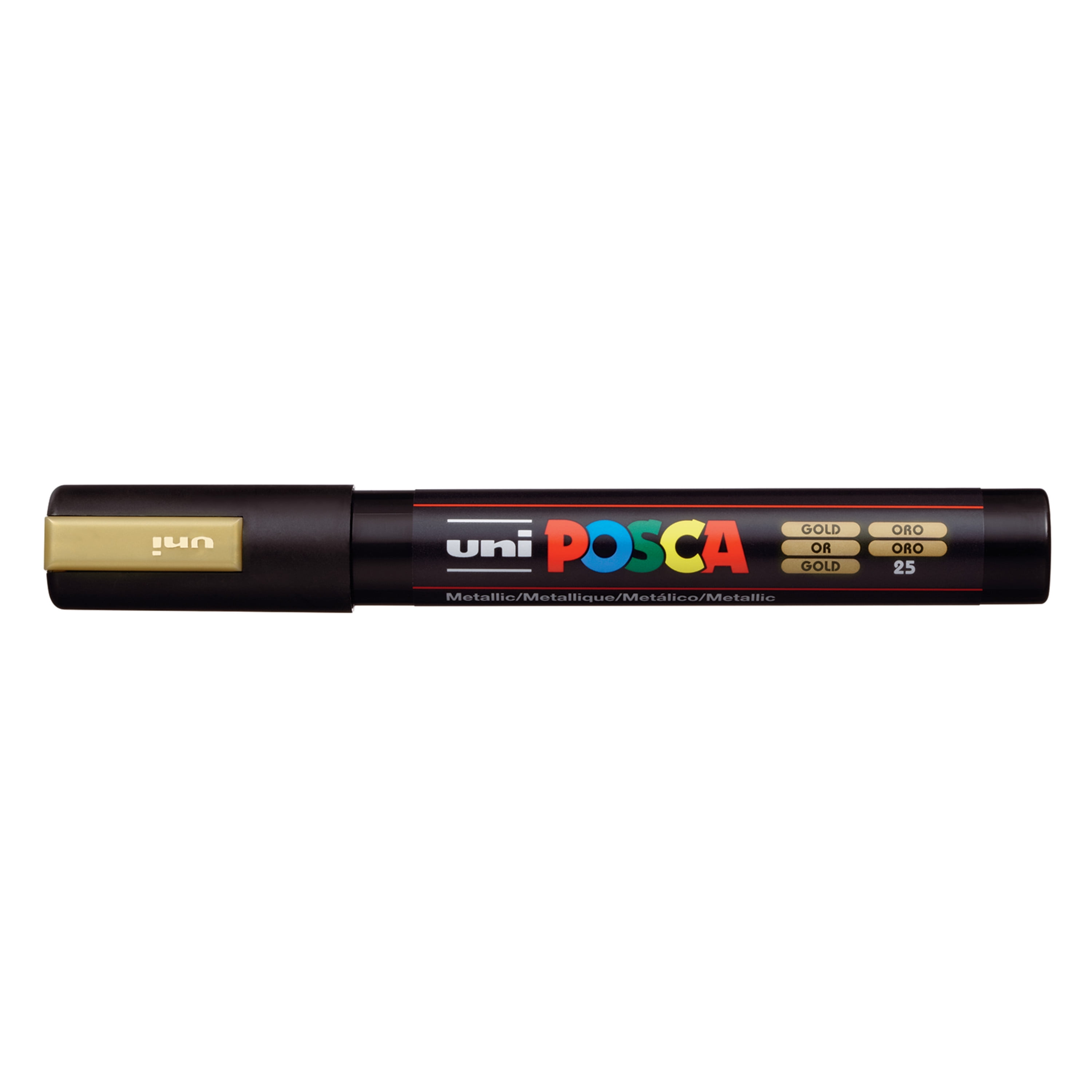 POSCA Paint Marker, PC-5M Medium Bullet, Gold - Walmart.com