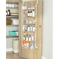 HUKOER 6-Tier Over the Door Pantry Organizer, Metal Kitchen Storage ...