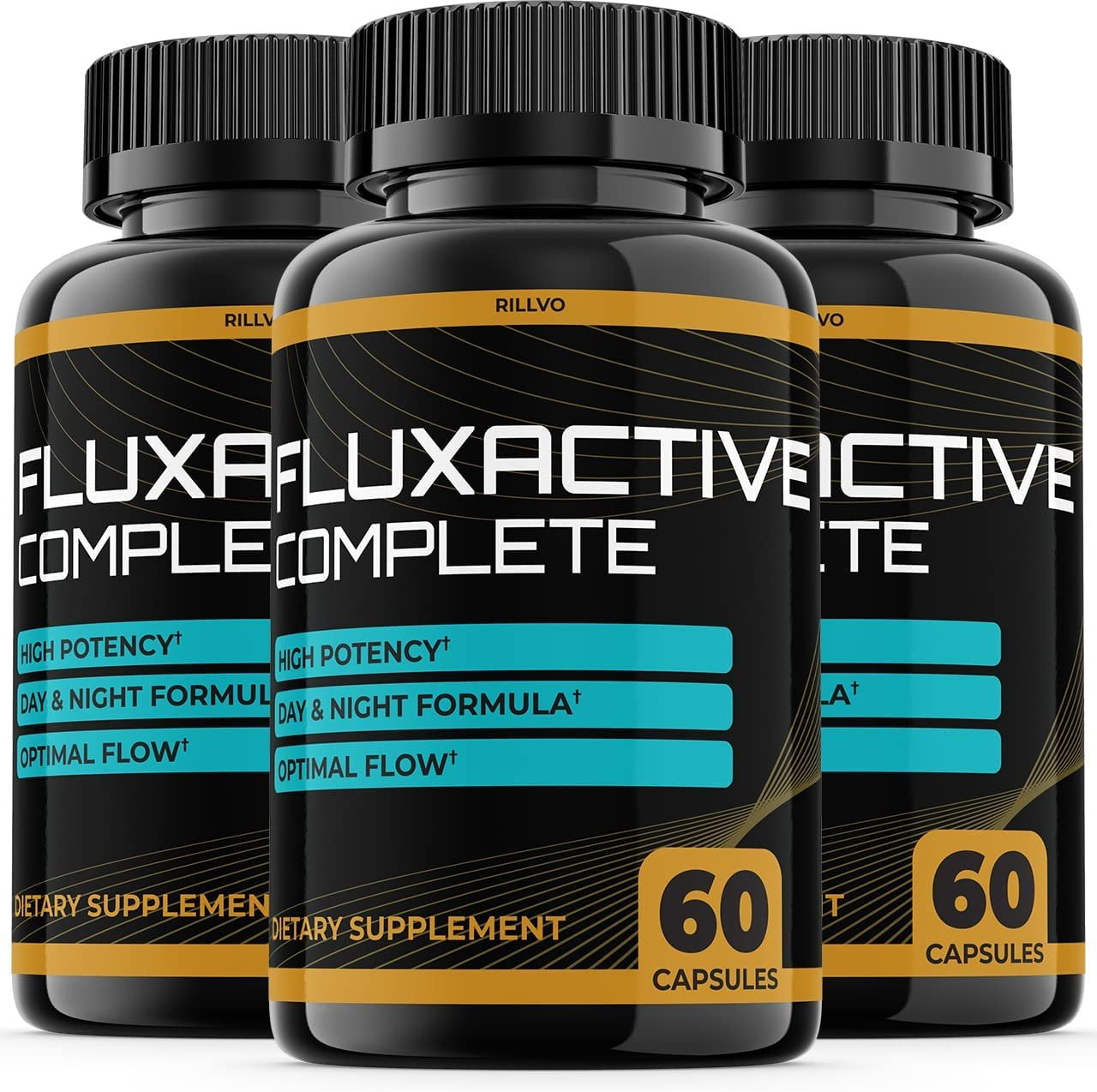 FluxActive Complete Formula - 3 Pack of 180 Active Supplement Capsules Pills - Walmart.com